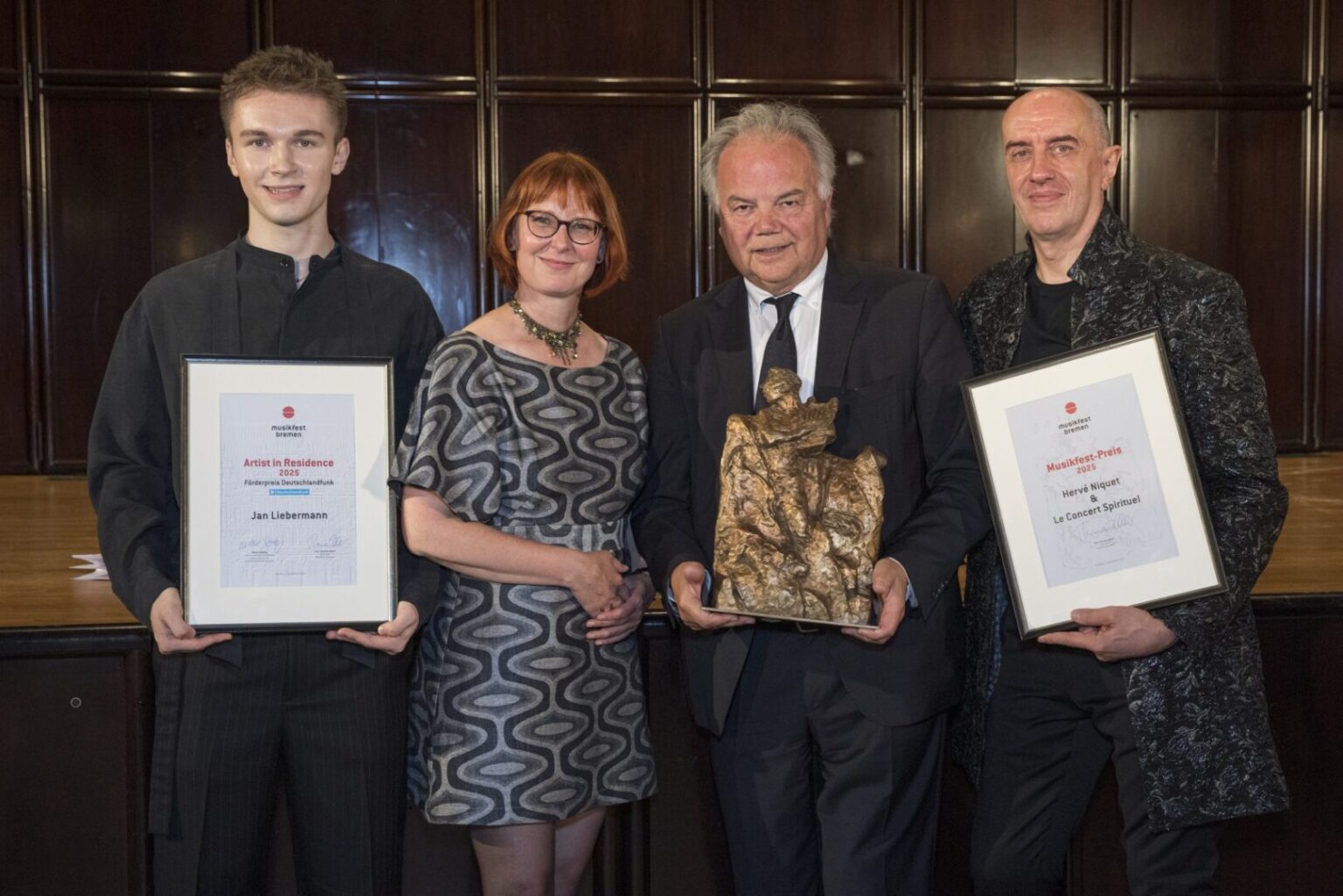 Verleihung Musikfest-Preis an Hervé Niquet und Förderpreis ...